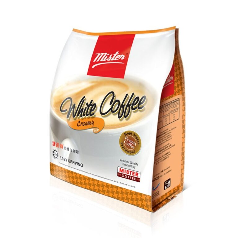 White Coffee Creamy (15 sachets) - Mister Coffee Singapore