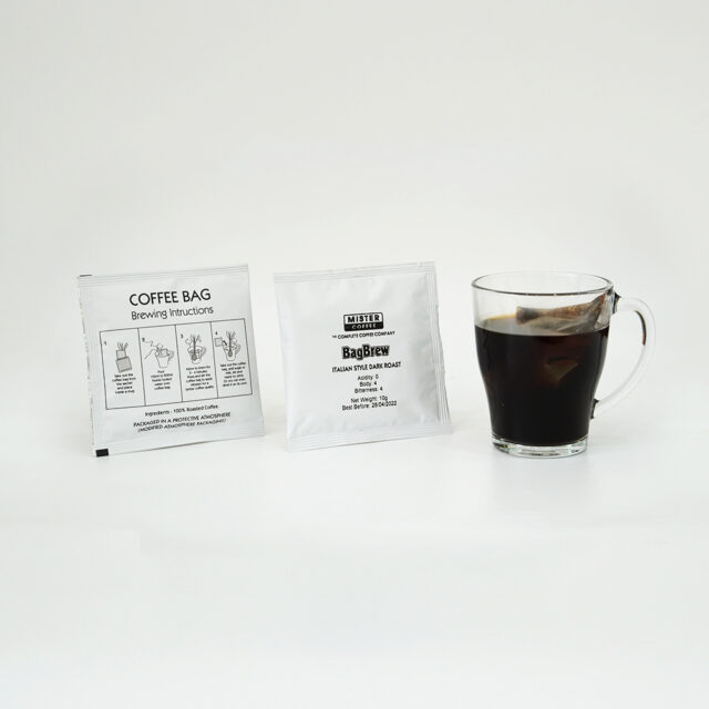 BagBrew Italian Style Dark Roast | (10 sachets x 10g) - Mister Coffee ...