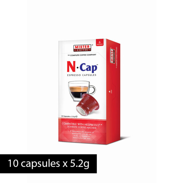 N Cap Espresso Super Bar (10 pcs) - Mister Coffee Singapore